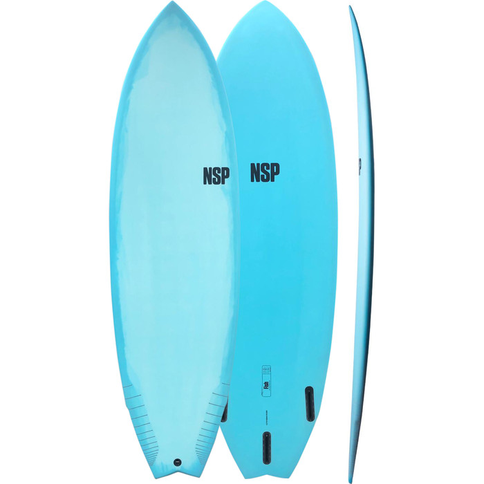 2024 NSP Protech Fish Surfboard NSPT0915 - Blue Tint - Boardsports - Surfing | Wetsuit Outlet